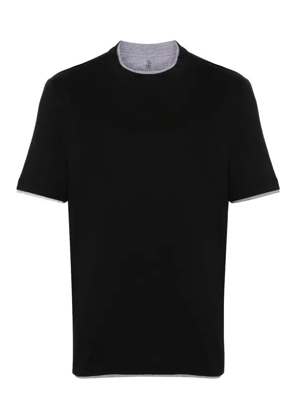 Brunello Cucinelli Cotton T-shirt - Black