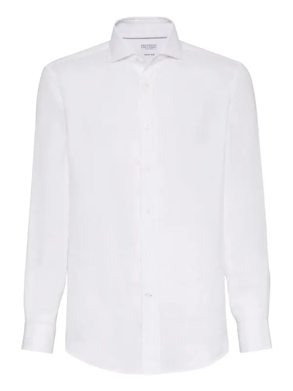 Brunello Cucinelli Linen Shirt - White