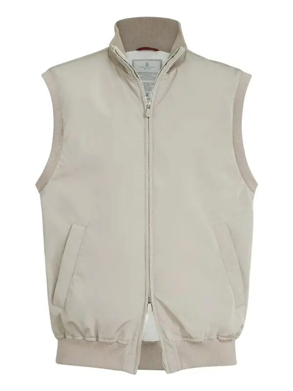 Brunello Cucinelli Down Vest - Brown