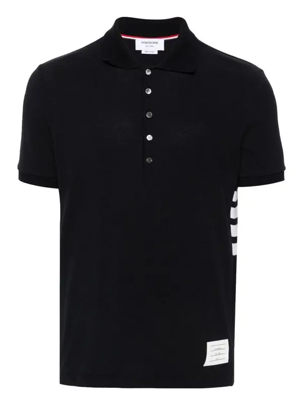 Thom Browne Cotton Polo Shirt - Blue