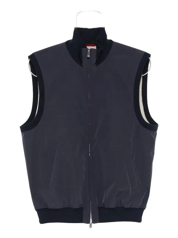 Brunello Cucinelli Down Vest - Blue