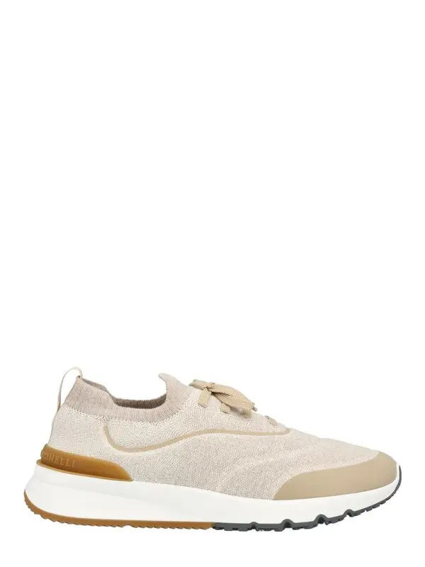 Brunello Cucinelli Knitted Sneakers - Beige