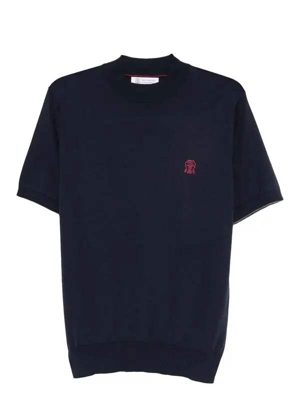 Brunello Cucinelli Cotton Sweater - Blue