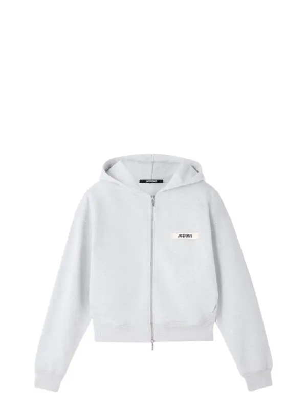 Jacquemus Le Hoodie Gros Grain - Grey