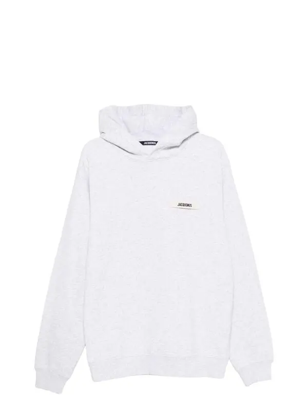 Jacquemus Le Hoodie Gros Grain - Grey
