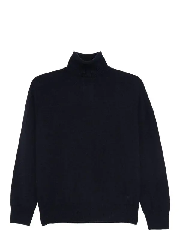Emporio Armani Cashmere Turtleneck Sweater - Blue