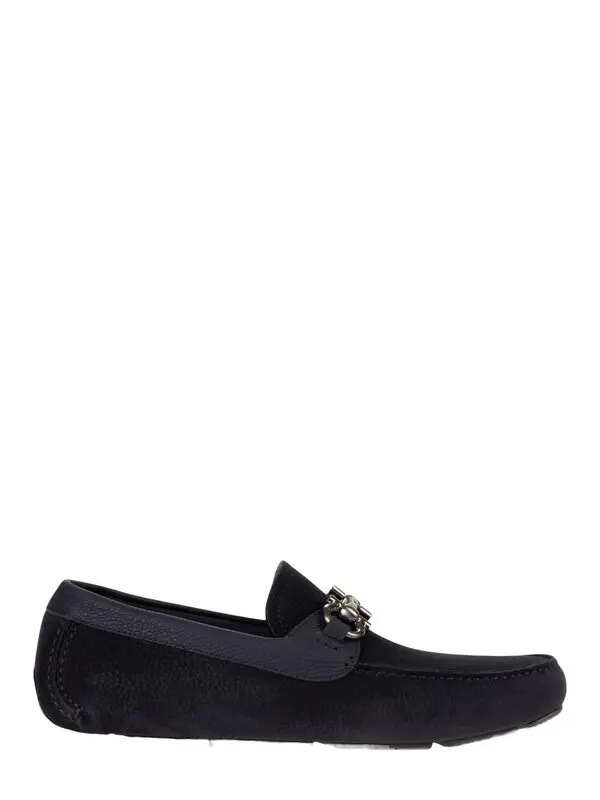 FERRAGAMO Leather Loafers - Blue