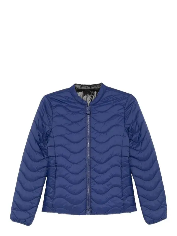 Emporio Armani Nylon Blouson Jacket - Blue