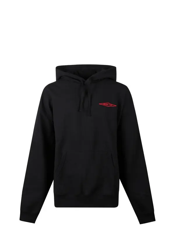 Junya Watanabe Hooded Sweatshirt With Logo - Black