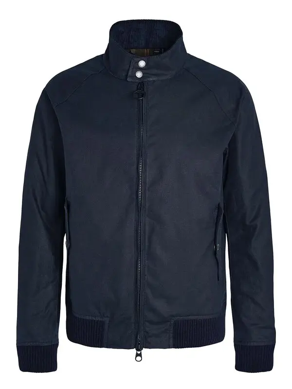 BARBOUR X BARACUTA Porton Waxed Jacket - Blue