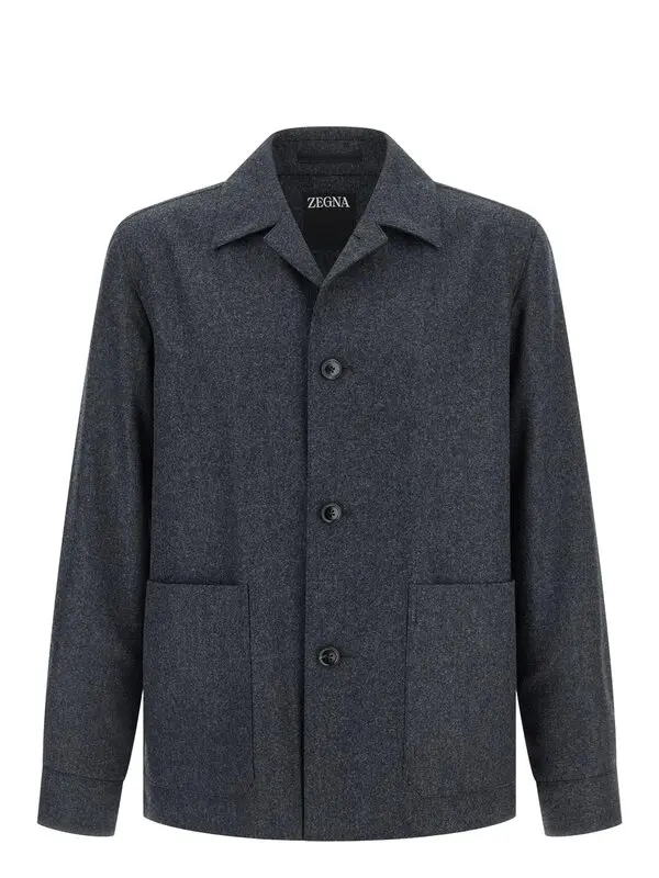 Zegna Wool Jacket - Grey