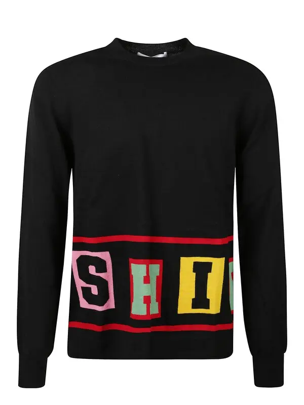 Comme Des Garçons Crew Neck Sweater - Black