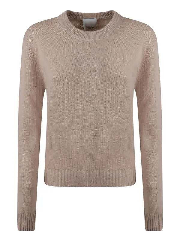 ALLUDE Cashmere Sweater - Beige