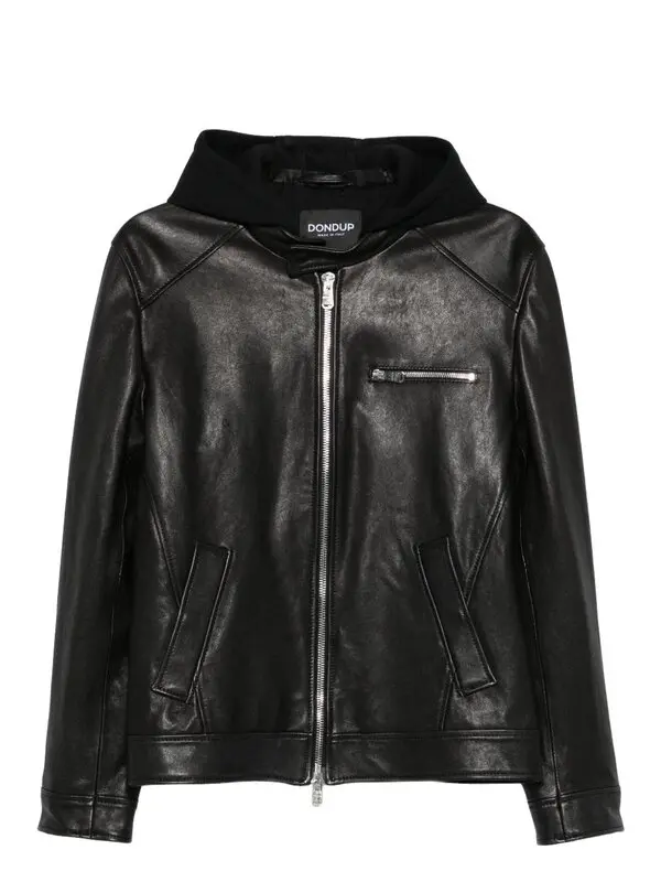 DONDUP Leather Jacket - Black