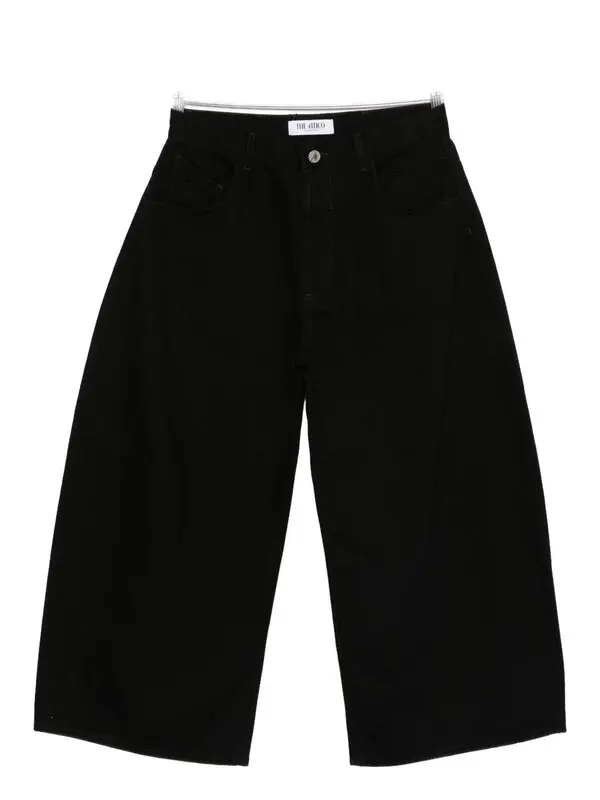 Attico Denim Cotton Jeans - Black