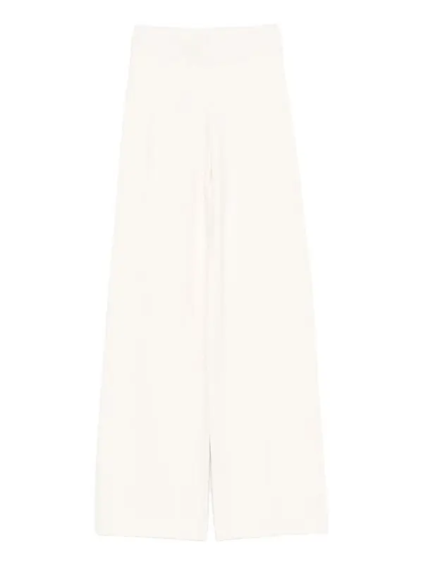 Max Mara Wide-leg Trousers - White