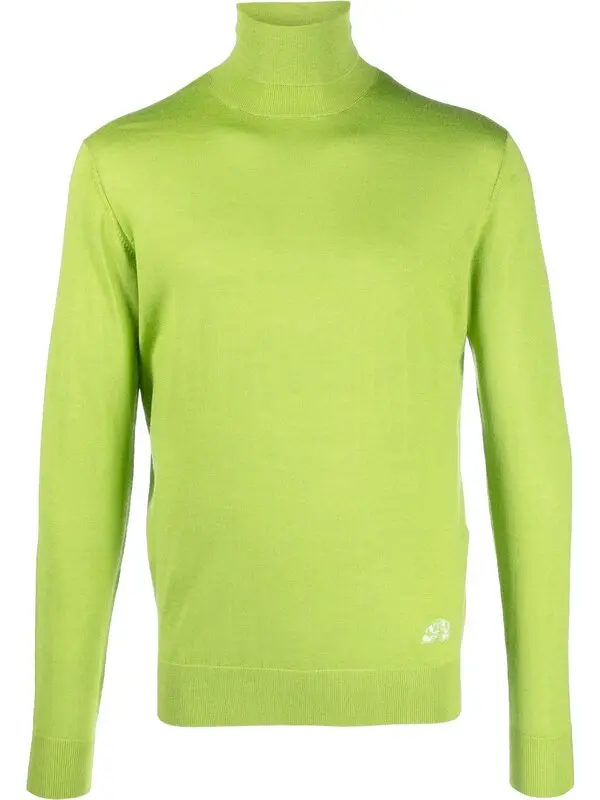 GABRIELE PASINI Wool Round Neck Sweater - Green