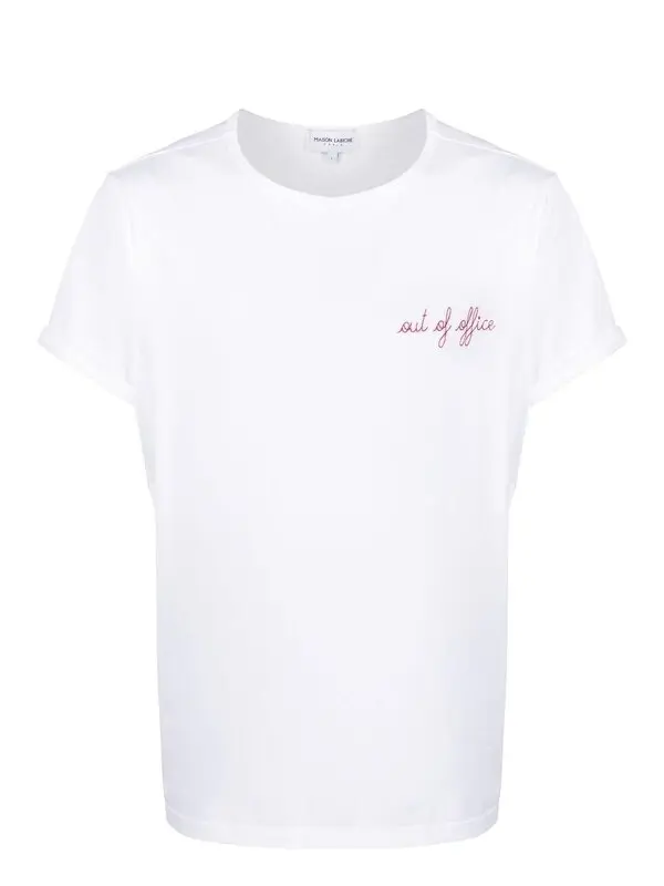 Maison Labiche T-shirt With Logo - White