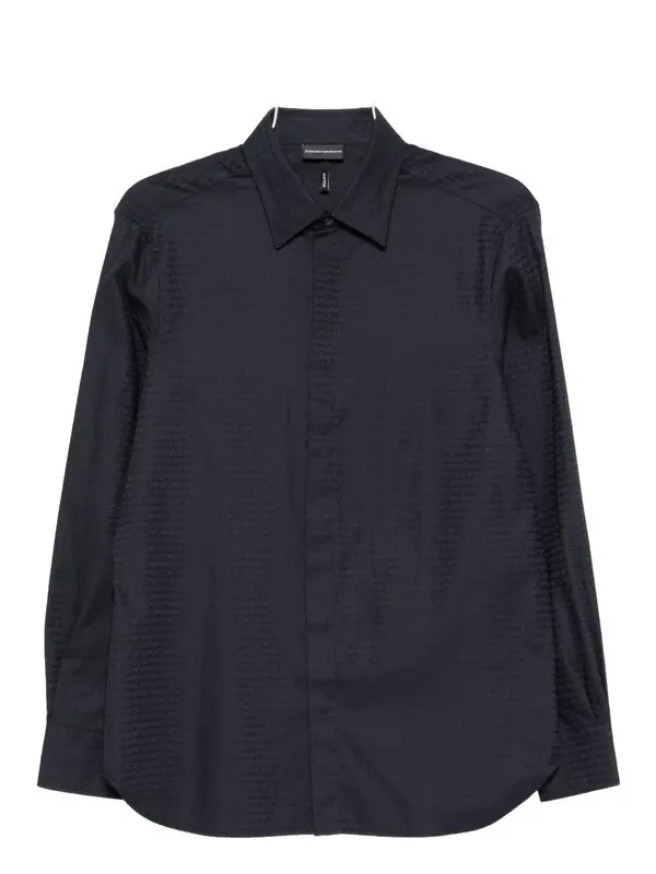 Emporio Armani Cotton Shirt - Blue