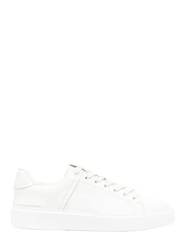 Balmain Leather Sneakers - White
