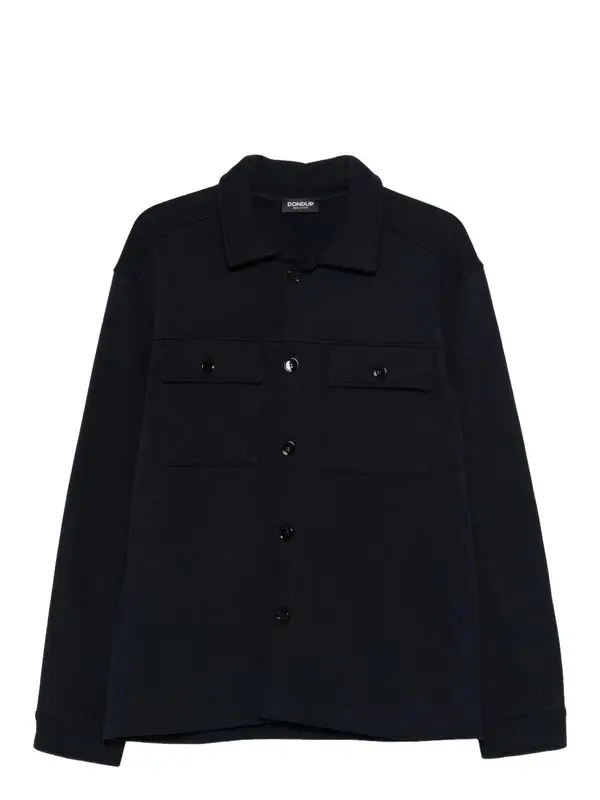 DONDUP Shirt With Front Pockets - Blue