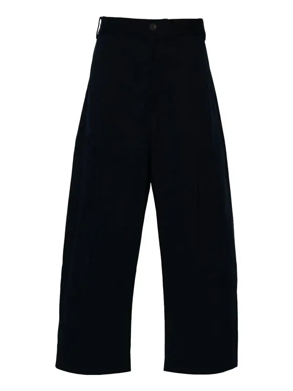 Studio Nicholson Cotton Trousers - Blue