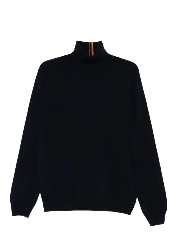 Paul Smith Round Neck Long Sleeve Sweater - Blue