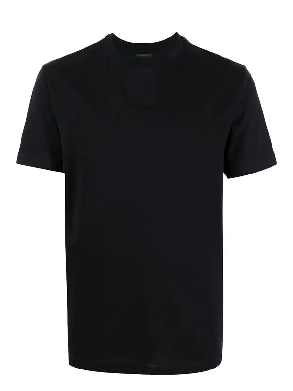 Emporio Armani Logo Cotton T-shirt - Blue