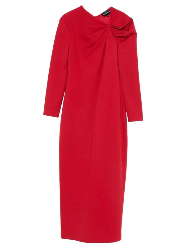 Emporio Armani Midi Dress - Red