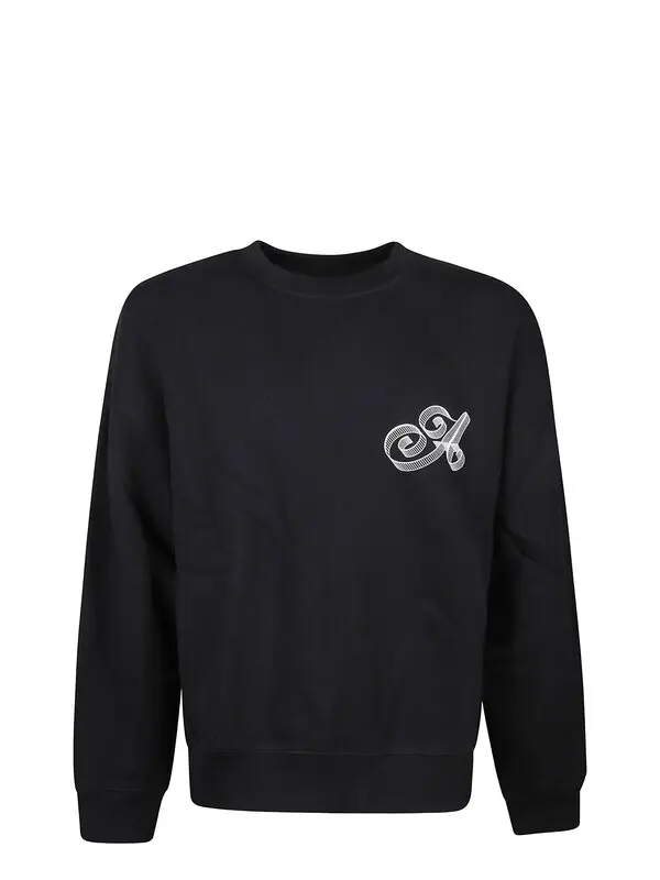 AWAKE NY Script Crew Neck Sweatshirt - Black