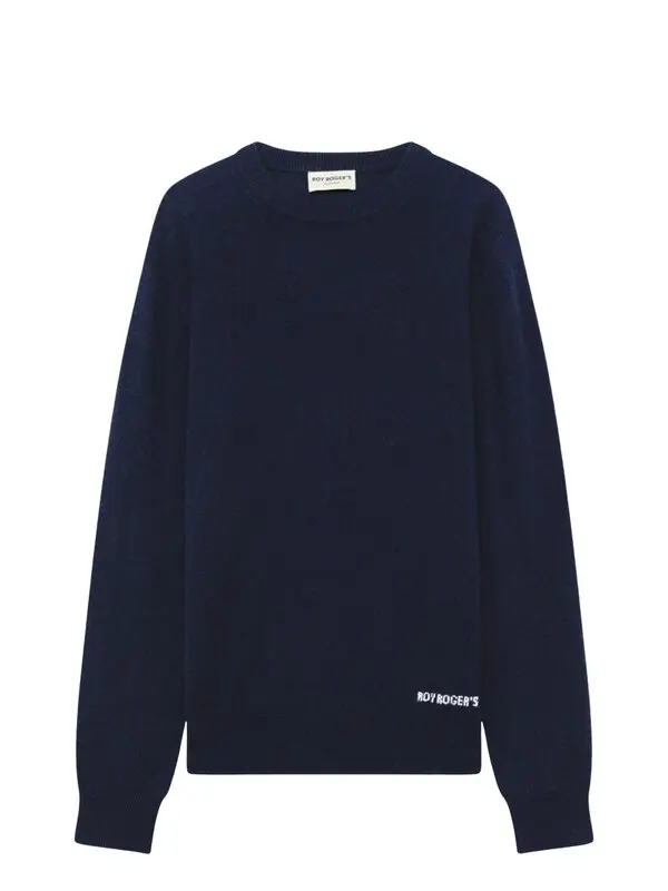 ROY ROGER'S Long Sleeve Sweater - Blue