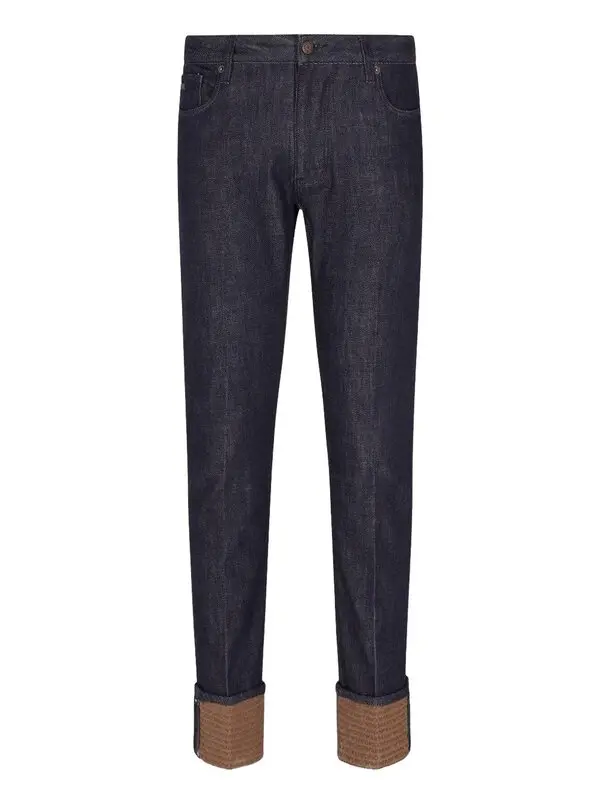Emporio Armani Denim Cotton Jeans - Blue