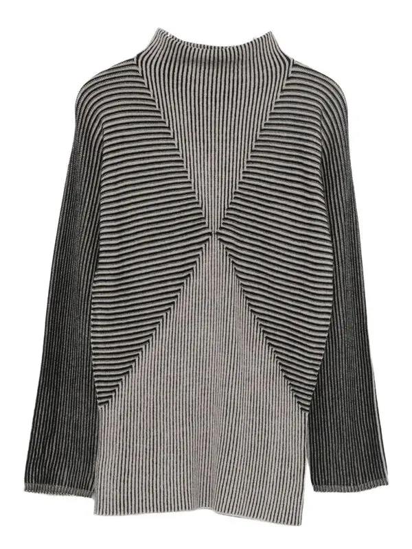 Emporio Armani Striped Top - Black