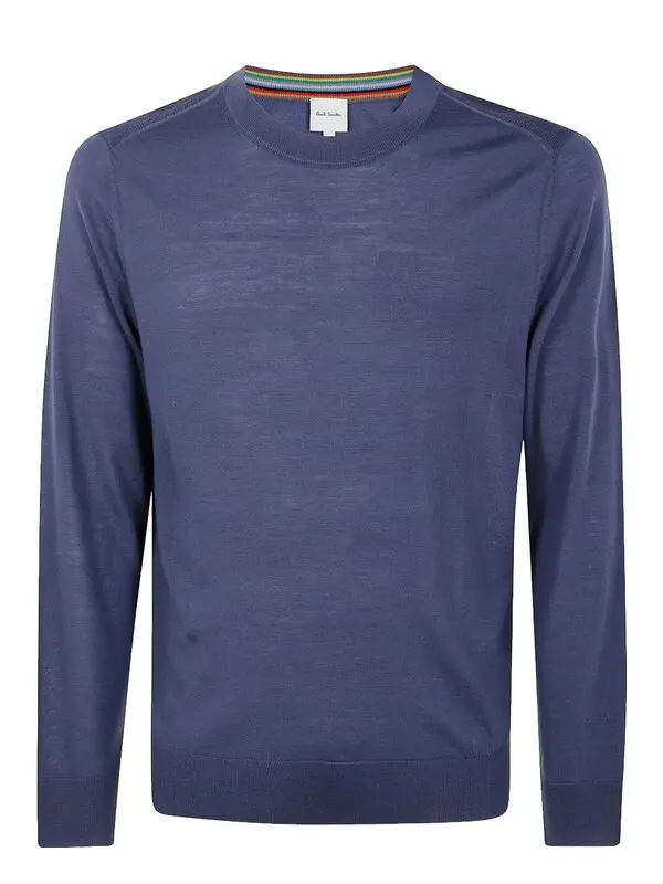 Paul Smith Wool Crewneck Sweater - Blue