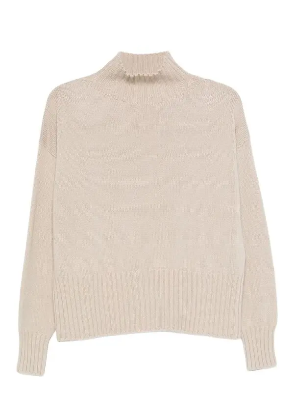 DRUMOHR High Neck Sweater - Beige