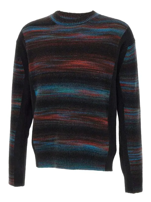 Paul Smith Round Neck Long Sleeve Sweater - Black