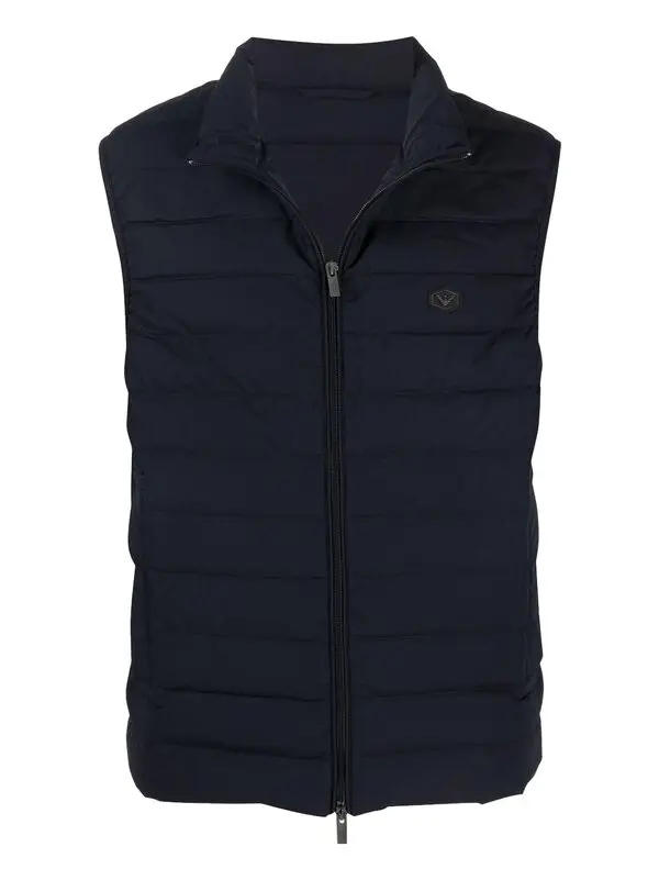 Emporio Armani Nylon Down Vest - Blue