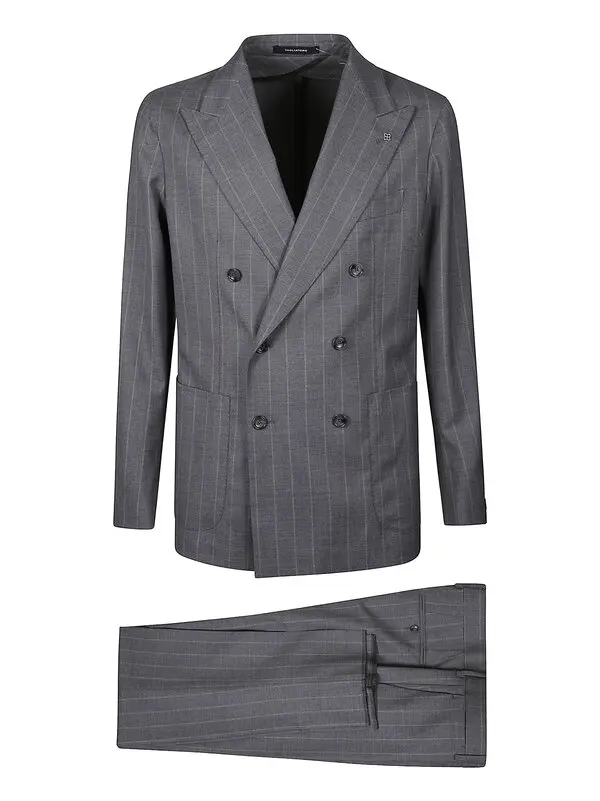 Tagliatore Montecarlo Double-breasted Jacket - Grey