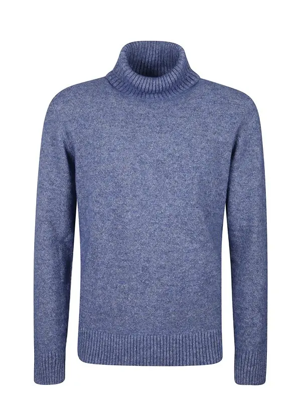 KANGRA Turtleneck Sweater - Blue