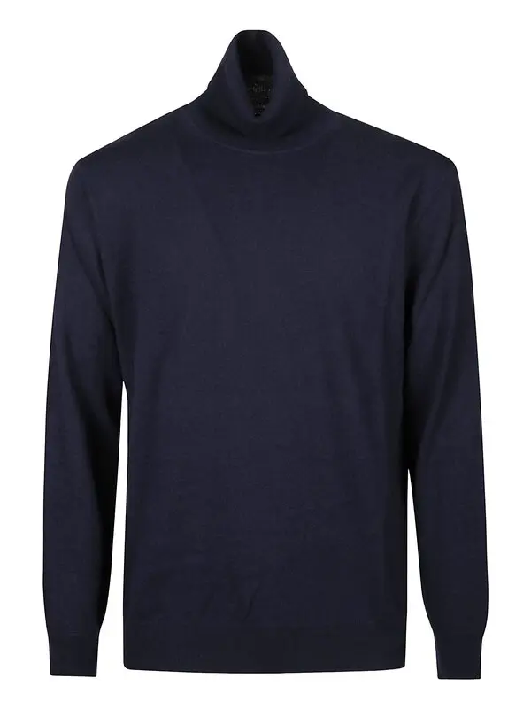 KANGRA Turtleneck Sweater - Blue