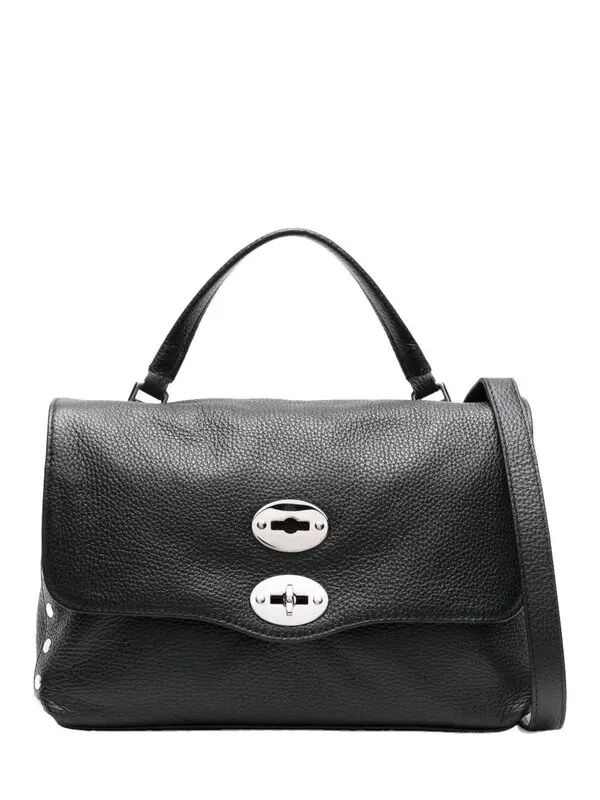 ZANELLATO Postina Daily Small Leather Handbag - Black