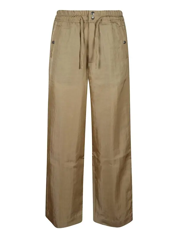 Dries Van Noten Prima Trousers With Elastic Waist - Beige