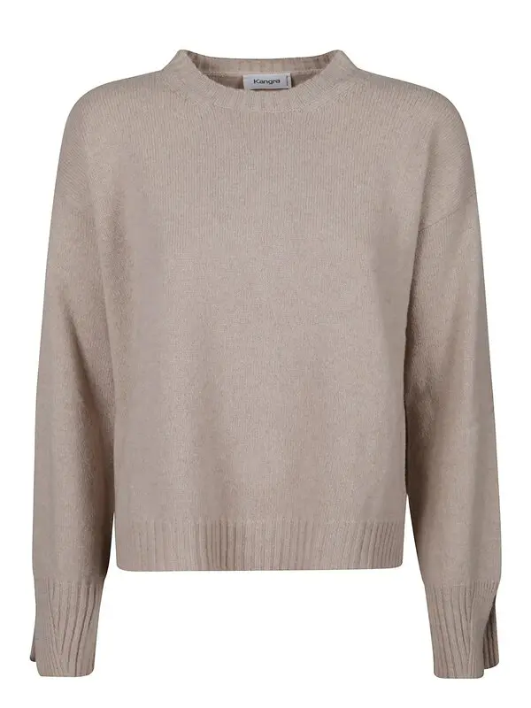 KANGRA Long Sleeve Sweater - Beige