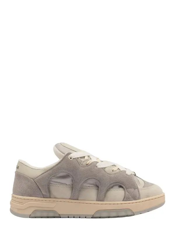 SANTHA Lace Up Sneakers - Grey