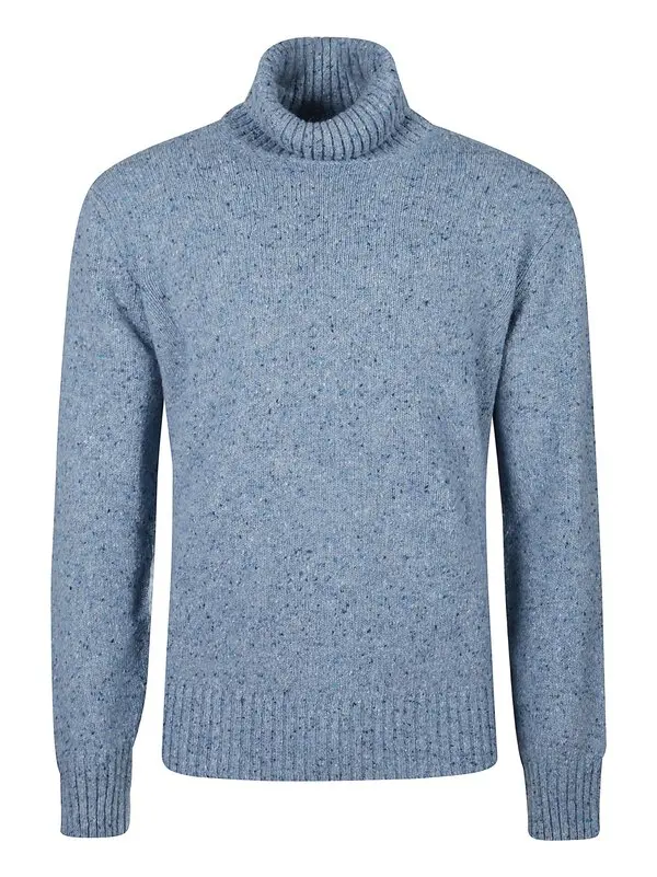 KANGRA Turtleneck Sweather - Sky Blue