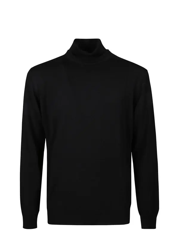 KANGRA Turtleneck Sweater - Black