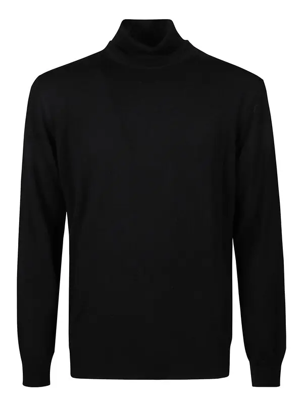 KANGRA Turtleneck Sweater - Black