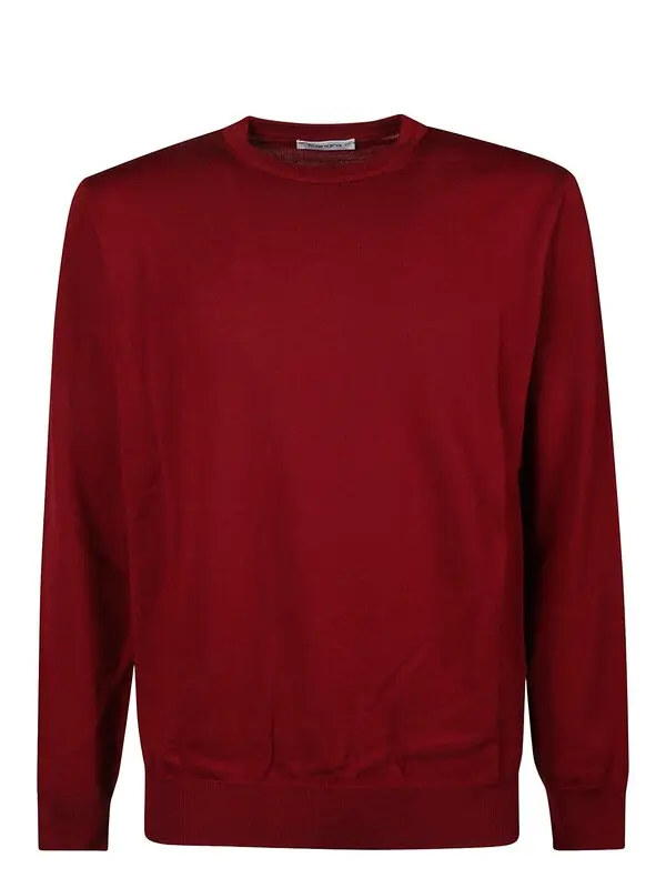 KANGRA Fine Wool Sweater - Red