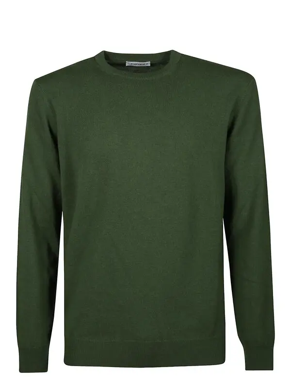 KANGRA Fine Wool Sweater - Green