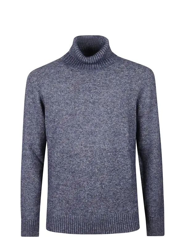 KANGRA Turtleneck Knitwear - Blue
